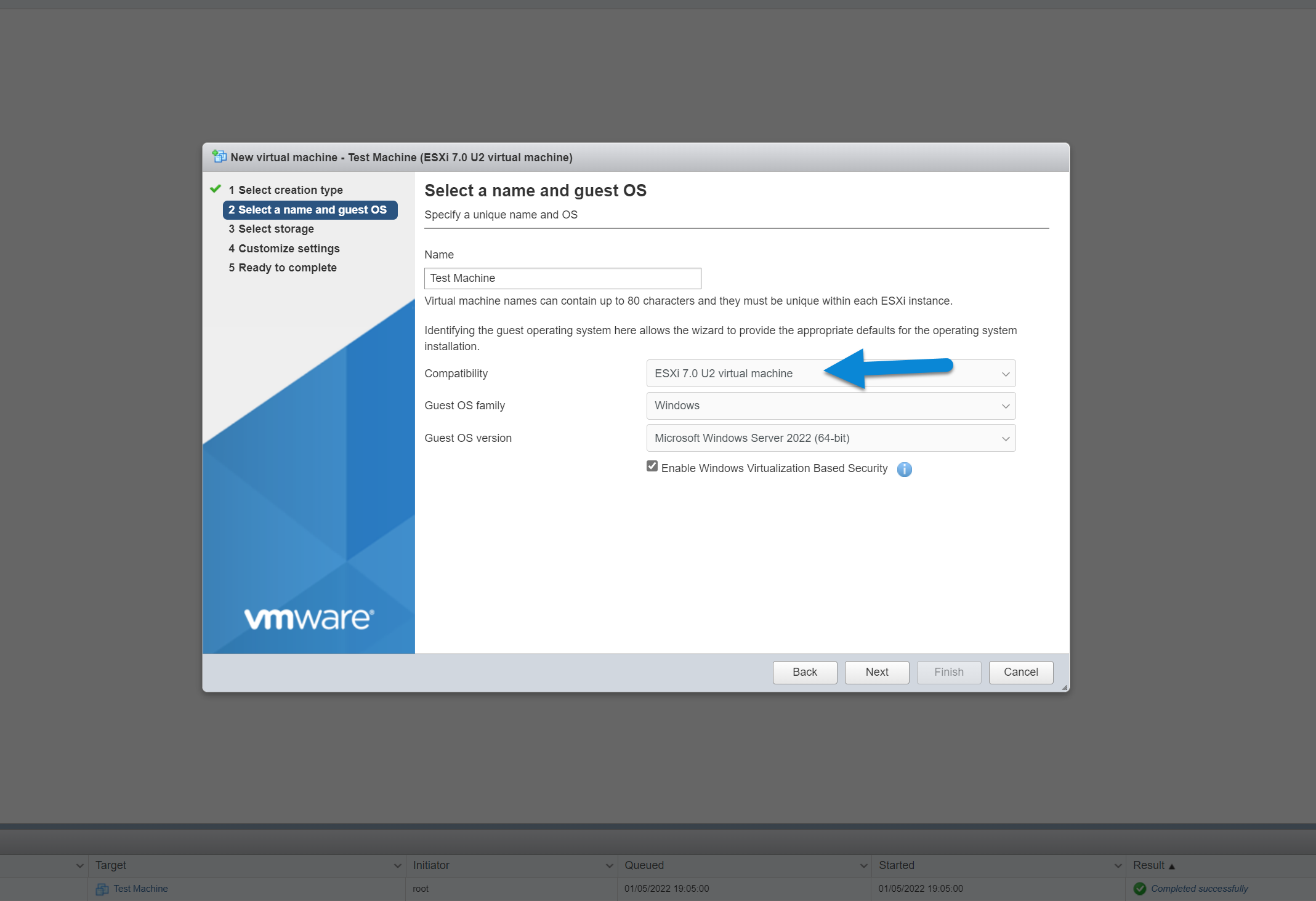Creating a VM in ESXi ... | Confused !T